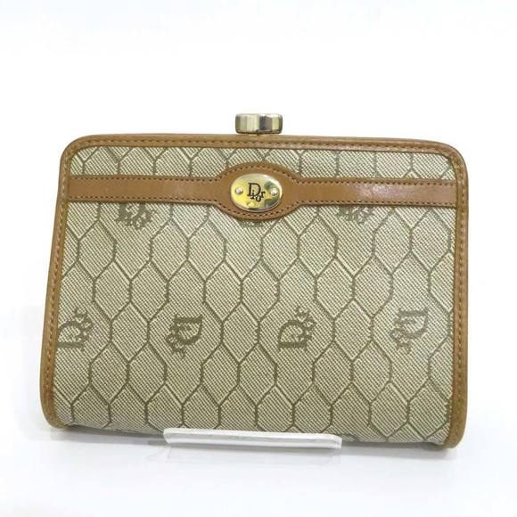 Dior | Bags | Dior Honeycomb Pattern Pouch Mini Beige | Poshmark